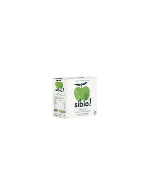 BIB 3 LITRES, PUR JUS DE POMME BIO